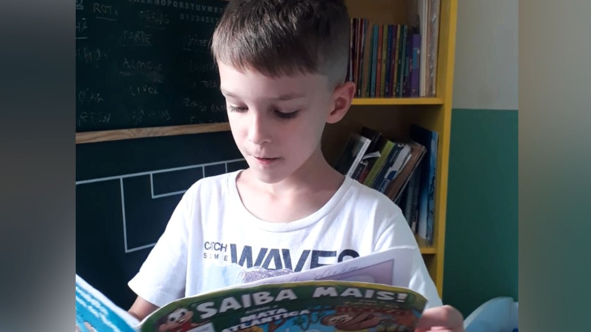Menino de sete anos leu mais de 500 livros em 2023