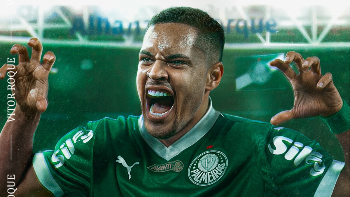 Vitor Roque deve ser a principal novidade no Palmeiras contra o Cruzeiro