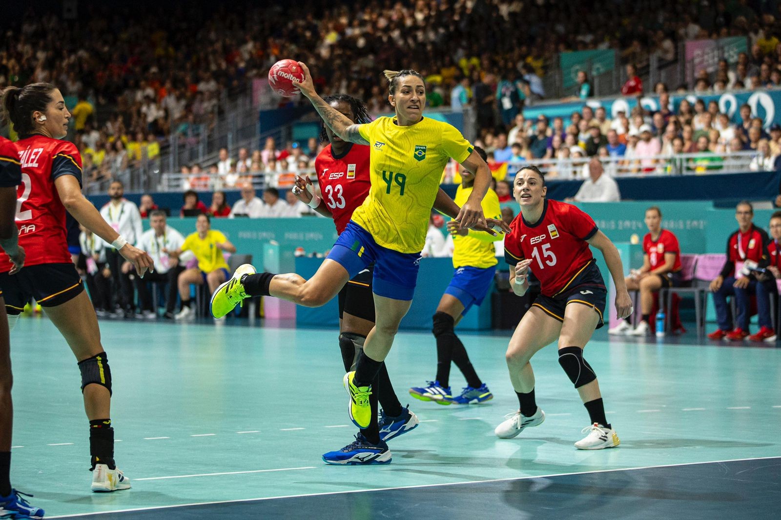Olimpíada de Paris: em estreia, seleção brasileira feminina de handebol ...