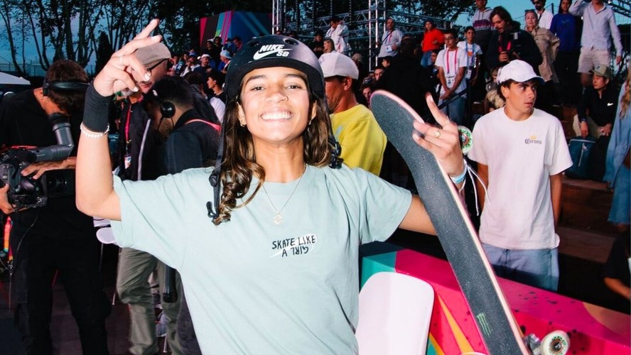 Rayssa Leal deixa japonesas para trás e vence Mundial de skate street em Roma | Esporte | cbn