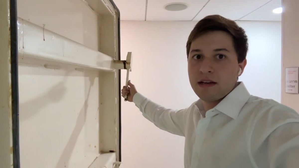 VÍDEO: Veja como é o bunker onde está comitiva brasileira em Israel